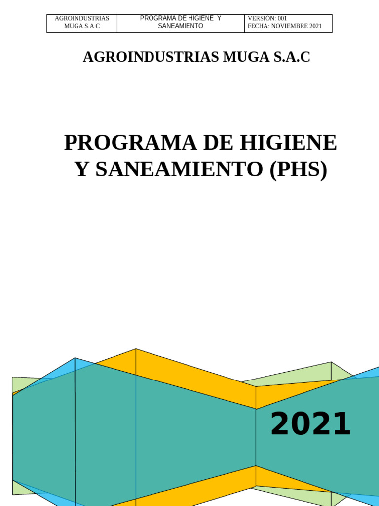 Manual Phs - Agroindustrias Muga | PDF