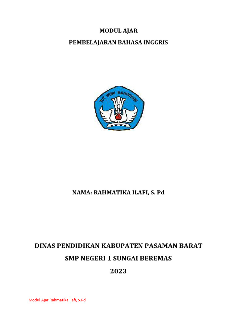 Modul Ajar Greeting Card | PDF