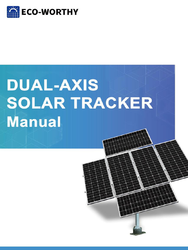 1.2kW-Solar Tracker Product Manual | PDF