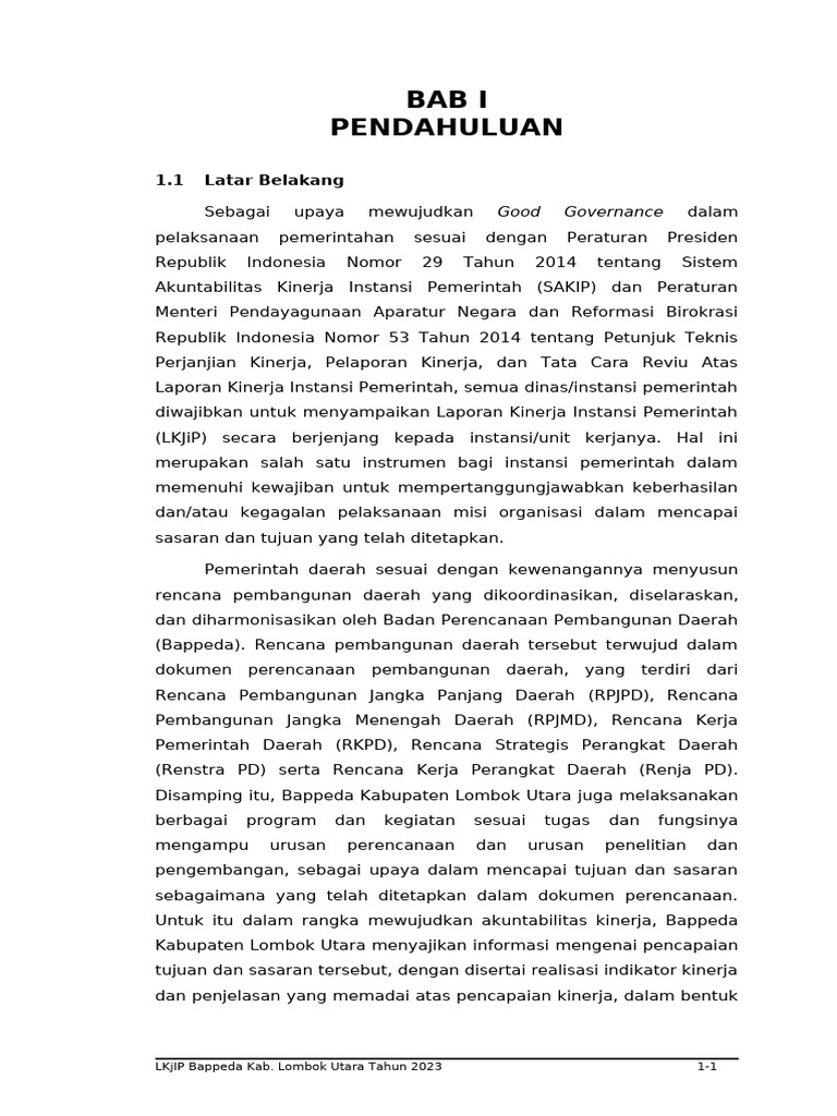 Bab 1 Pendahuluan | PDF