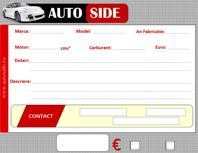 Dokumen - Tips - Formular Vanzare Auto A4 | PDF