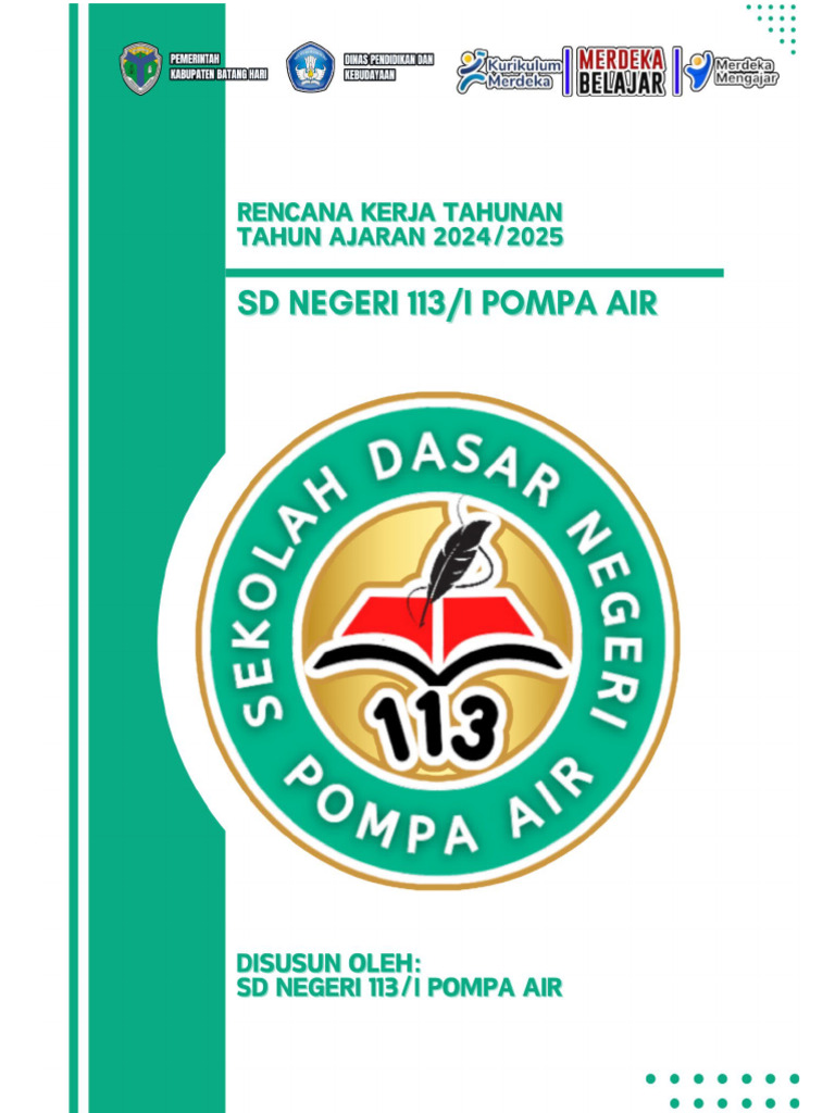 RKT SD Negeri 113 I Pompa Air 2024 2025 | PDF