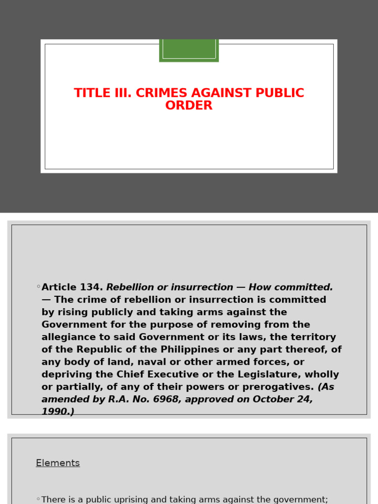 Title-III-Book-2 of Revised Penal Code | PDF