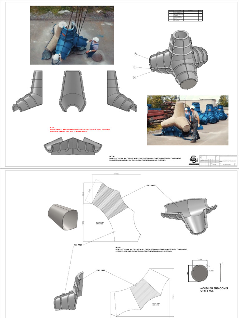 Concrete Tetrapod 1440 Specifications | PDF | Mechanical Engineering