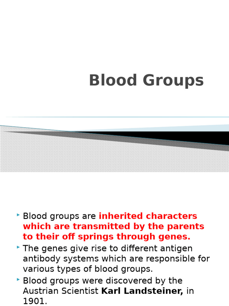 Blood Groups | PDF