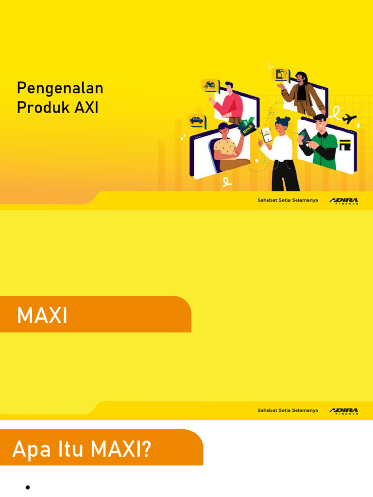 Pengenalan Produk AXI | PDF