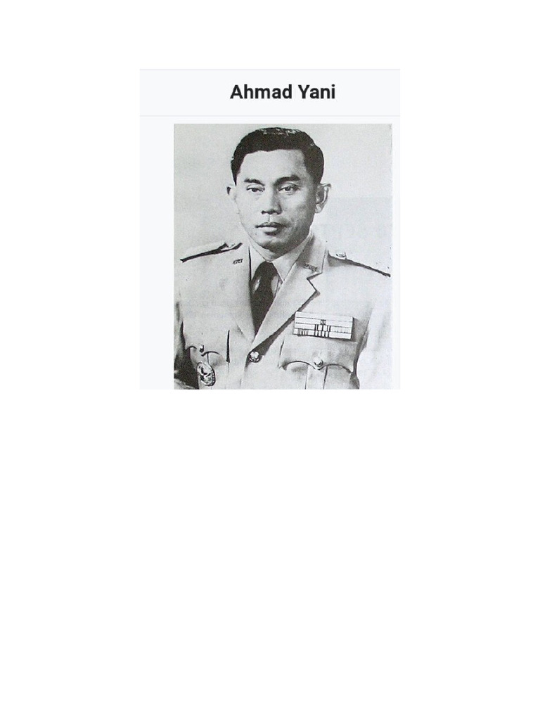 aHMAD YANI | PDF
