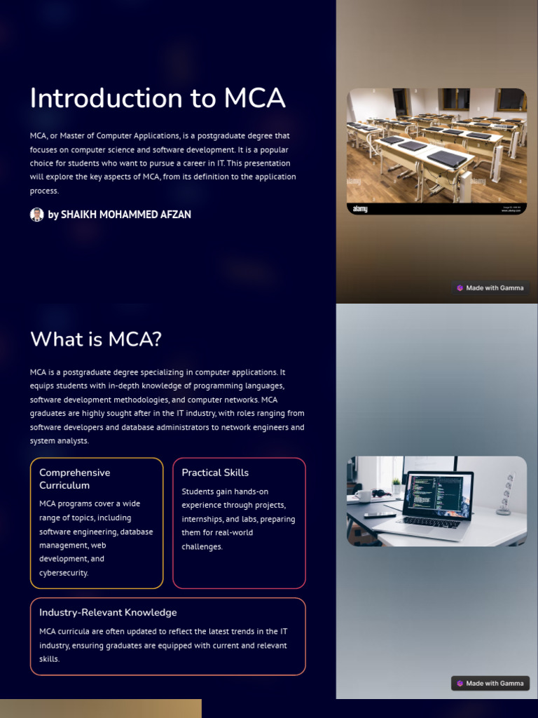 Introduction To MCA | PDF