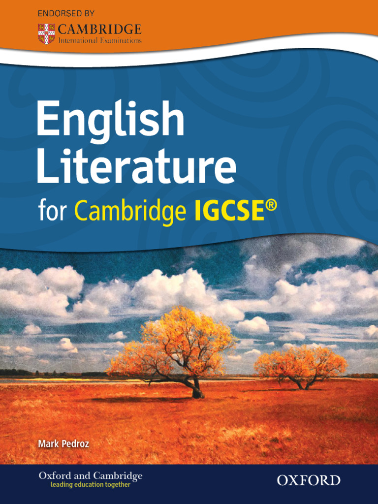 English Literature For Cambridge IGCSE | PDF
