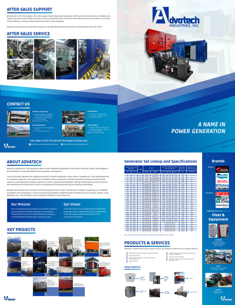 Advatech Brochure | PDF