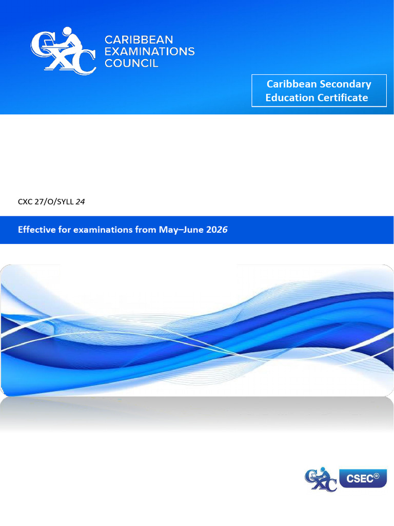 Csec Office Administration Syllabus Revised 2024 Pdf