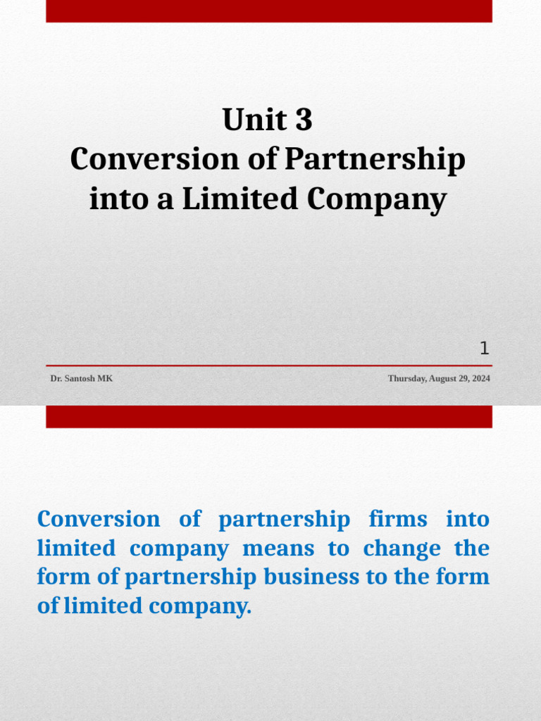 Conversion | PDF