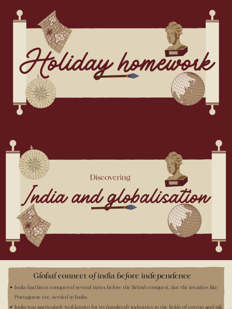History holiday homework presentation | PDF