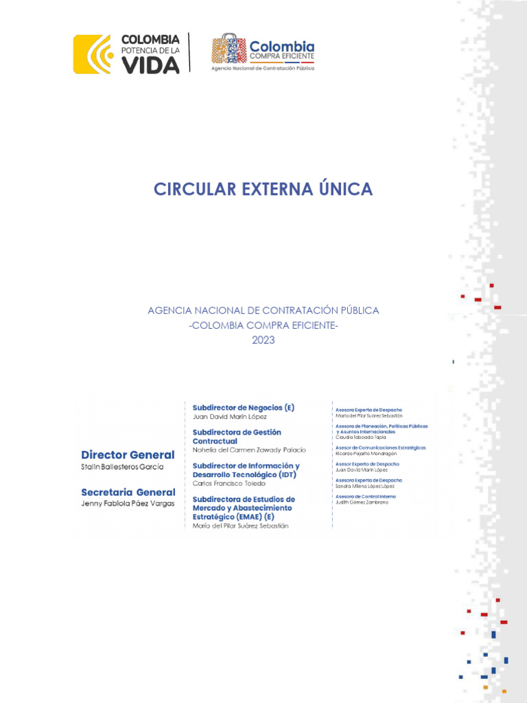 Circular Externa Única 2023 | PDF | Póliza de seguros | Finanzas y dinero