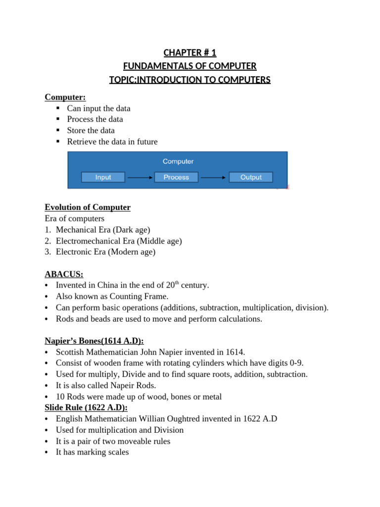 History of Computers | PDF