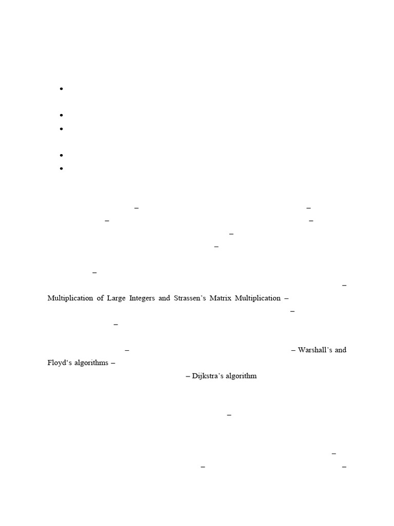 Ad3351 Design And Analysis Of Algorithms Syllabus Pdf