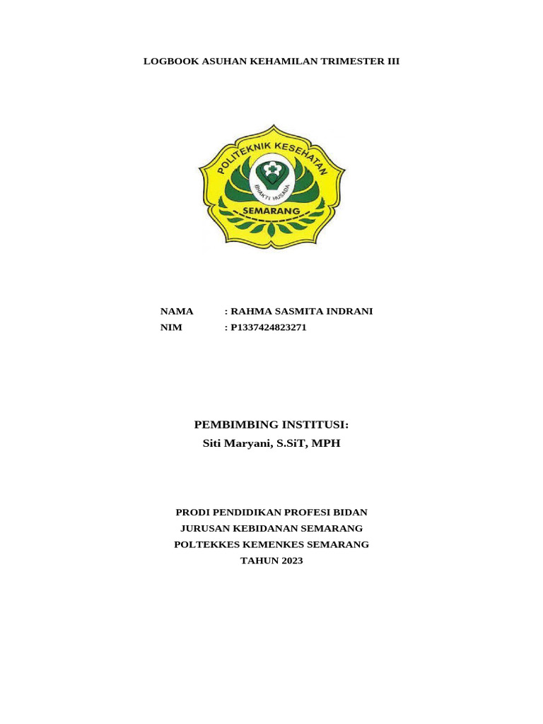 Logbook TM 3 - 10 Pasien | PDF
