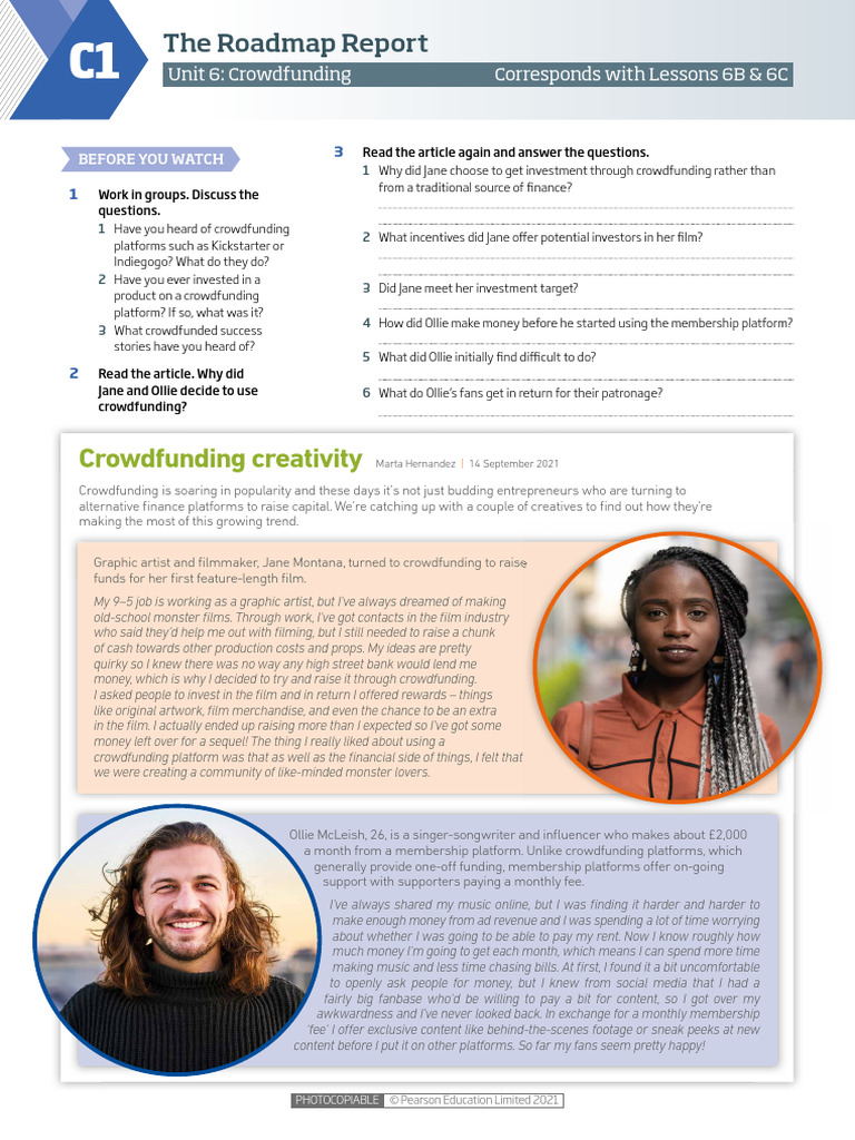 Roadmap Report c1 Unit | PDF