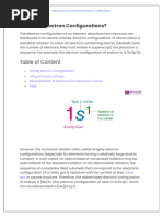 Electron Configuration Guide | PDF | Electron Configuration | Atomic ...