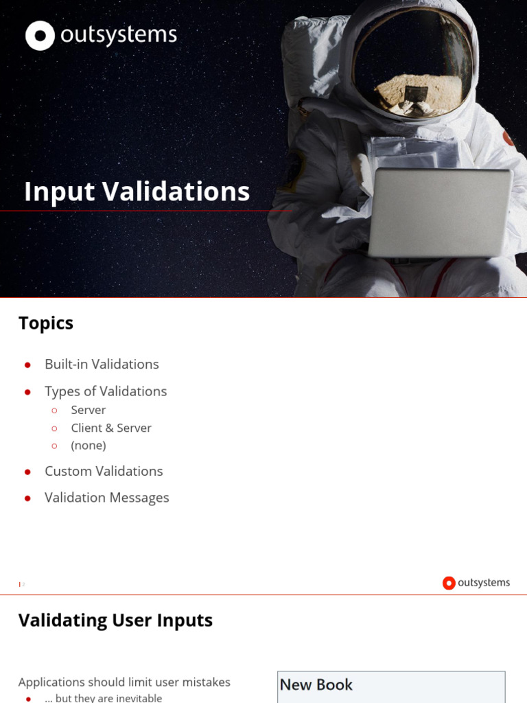 6.4 Input Validations | PDF
