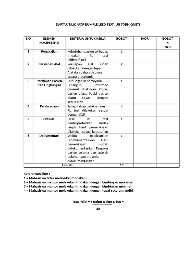Daftar Tilik Rumpled | PDF