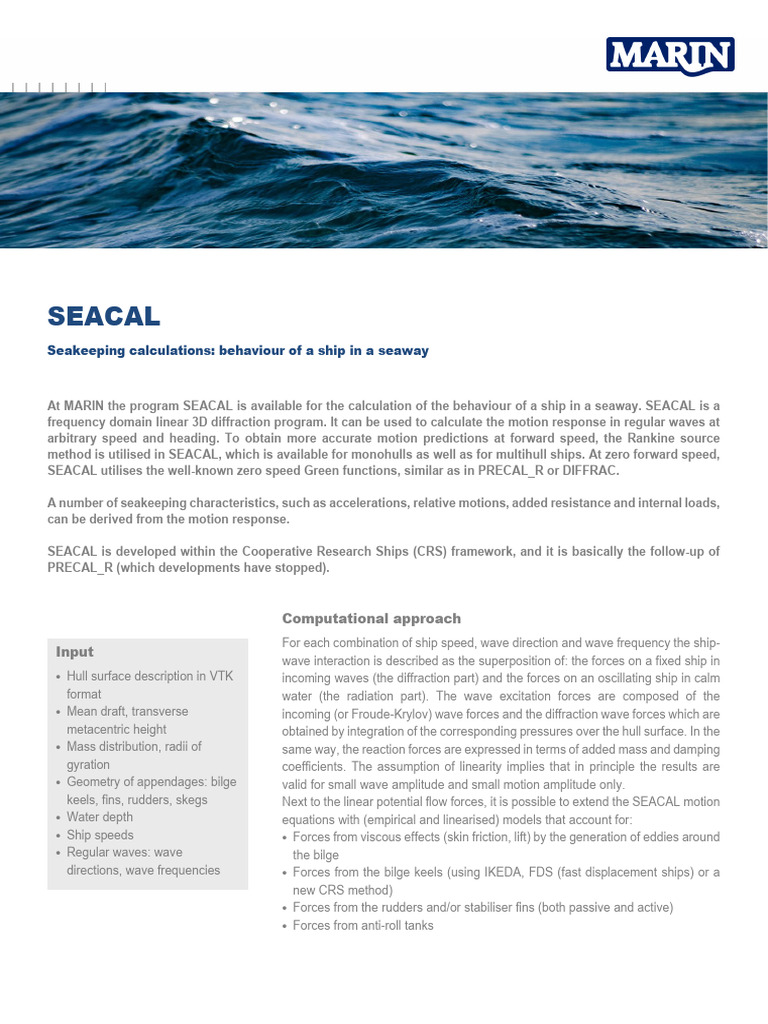 SEACAL | PDF