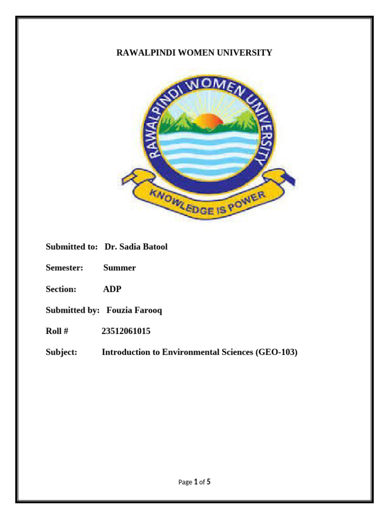 Assignment GEO-103.. | PDF