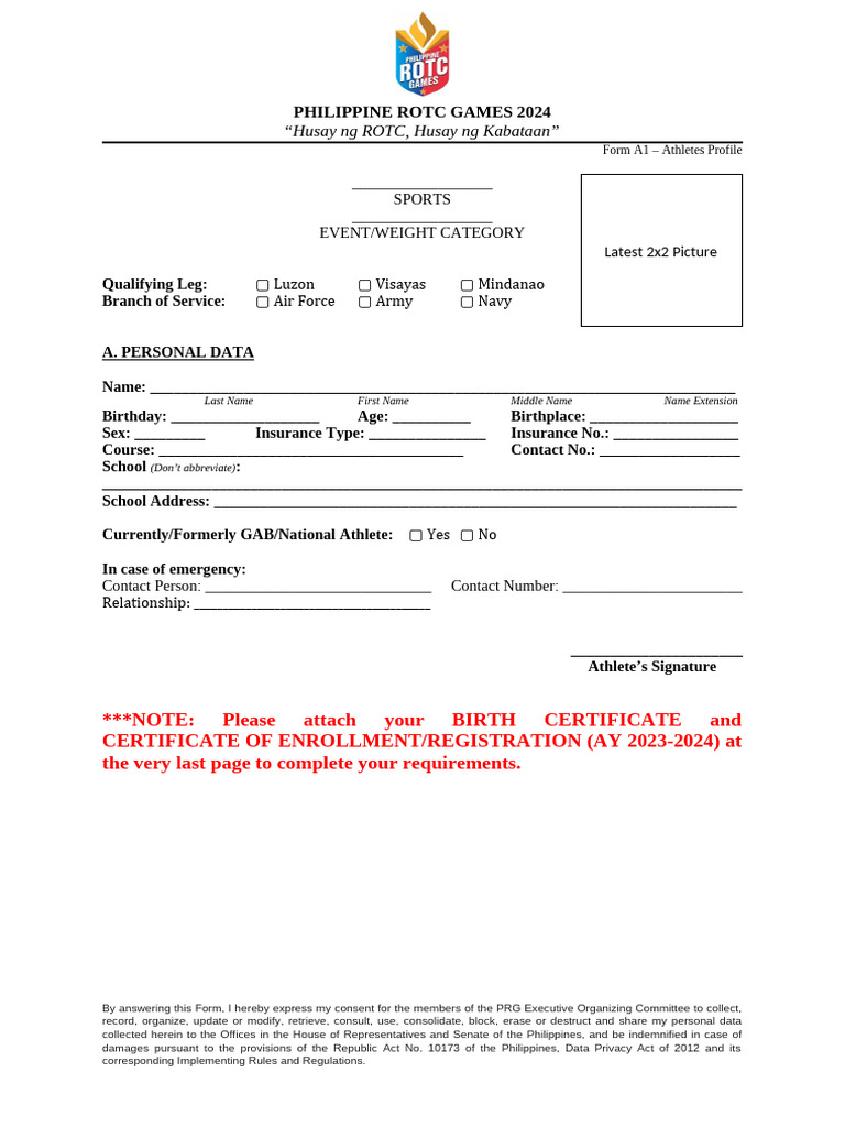 Form A1 A3 - Merged | PDF