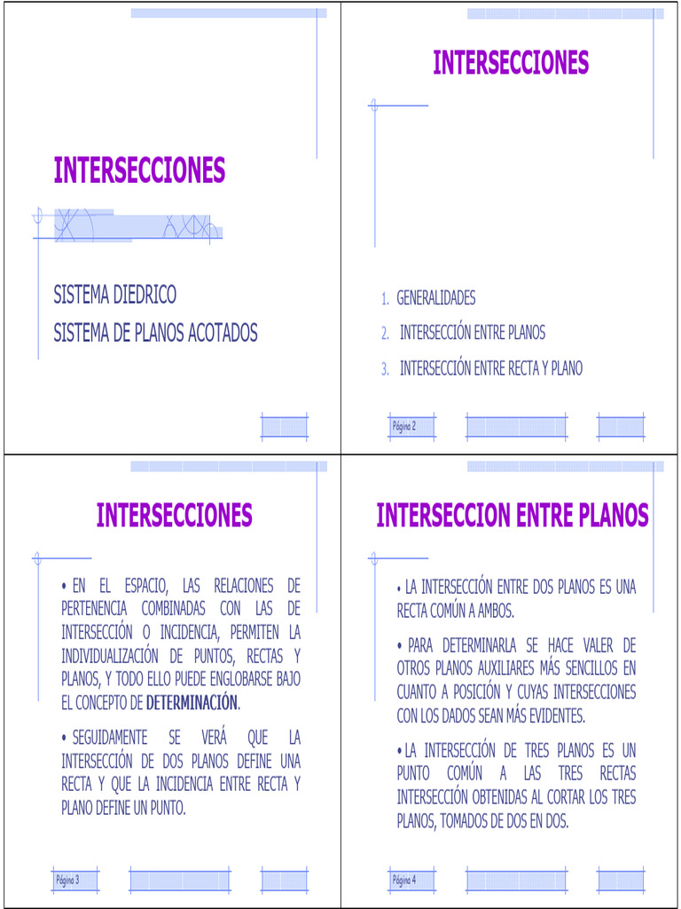 4 Intersecciones 4 | PDF