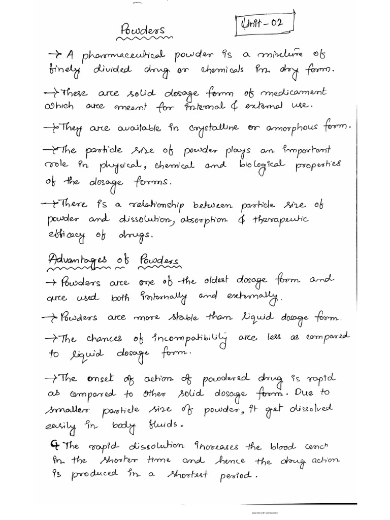 Pharmaceutics Unit 2 Pharm | PDF