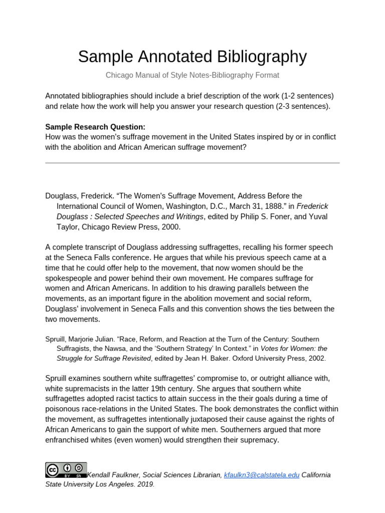 Sample Annotated Bibliography-Accessible | PDF