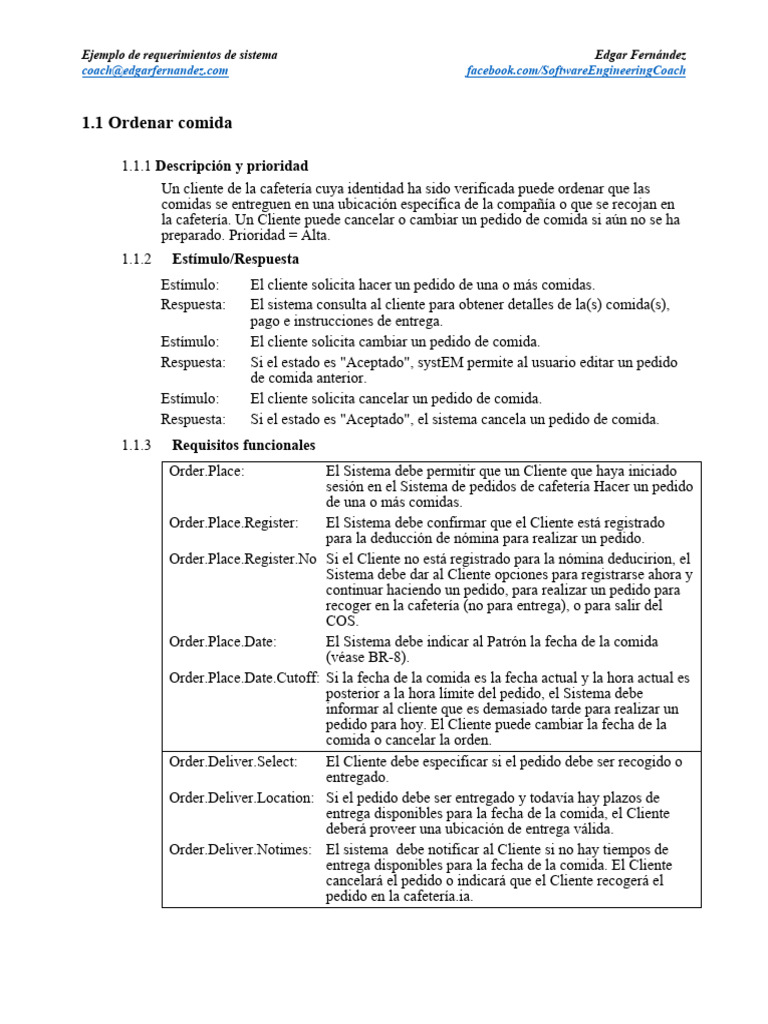 Reqs Funcionales - SPC | PDF | Informática