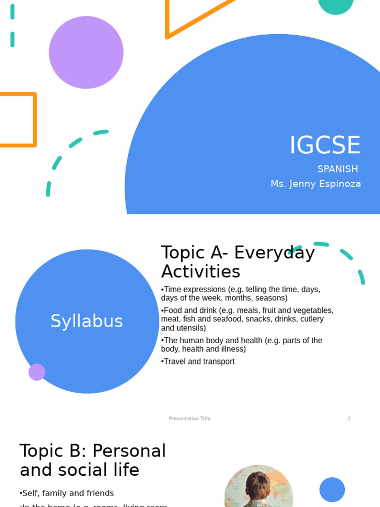 IGCSE Syllabus PPT | PDF