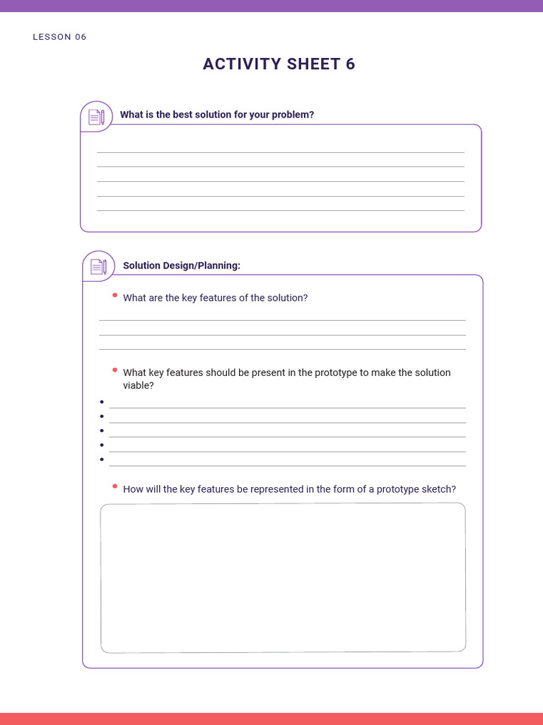 L6 Activity Sheet | PDF