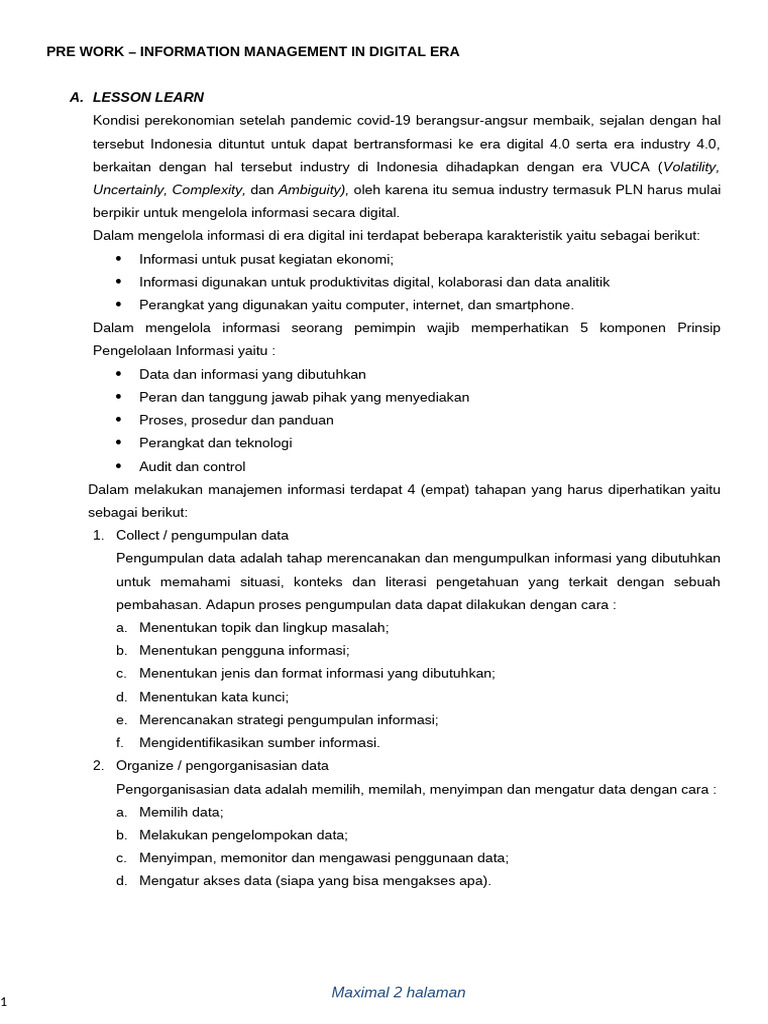 Information Management in Digital Era | PDF