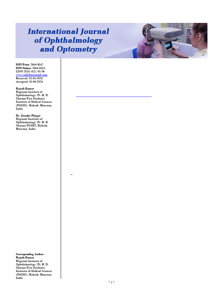 Vision Therapy For Amblyopia With Intermittent Exotropia: A Case Report | PDF | Visual Acuity ...