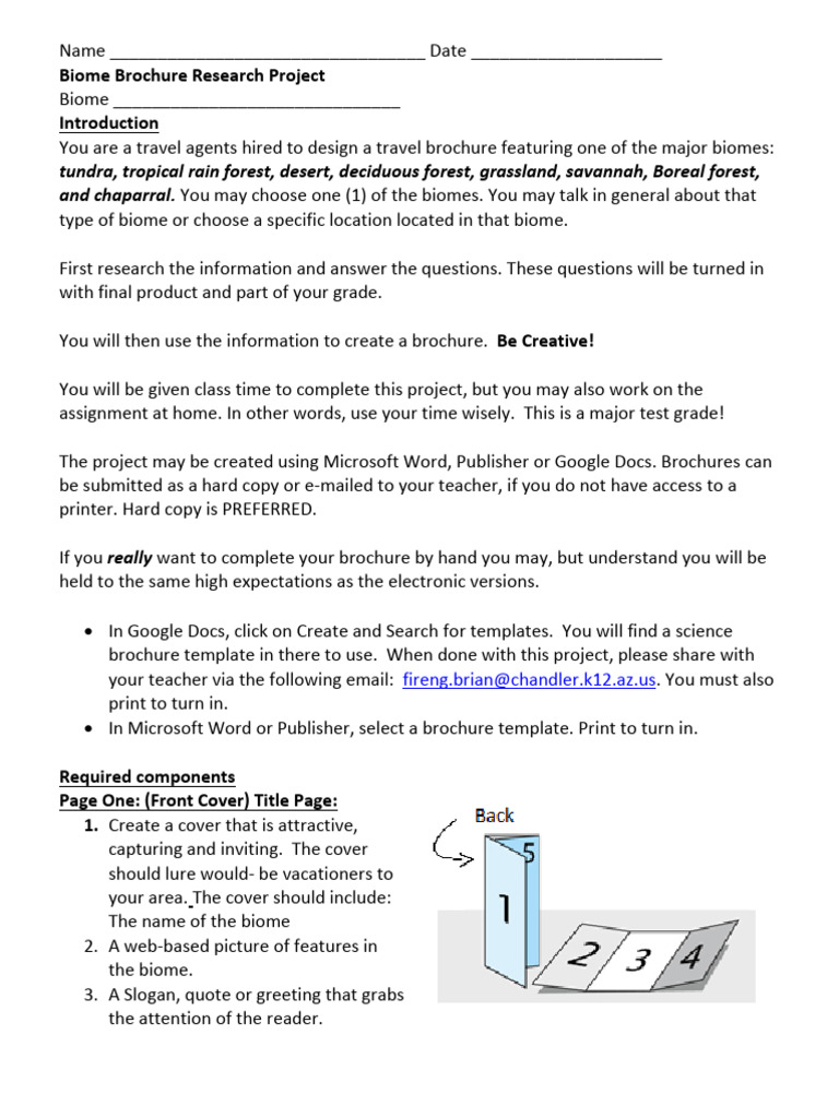 Biome Brochure Research Project 2016 | PDF | Herbivore | Ecosystem