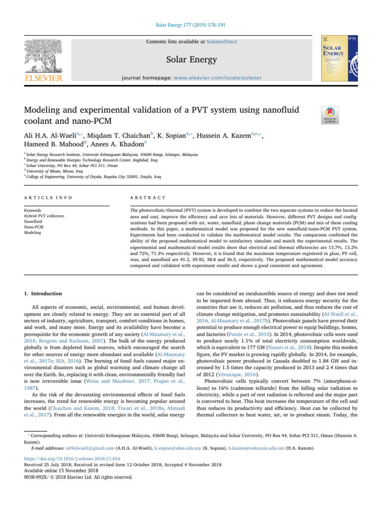 Ali H.A.Al-Waeli | PDF