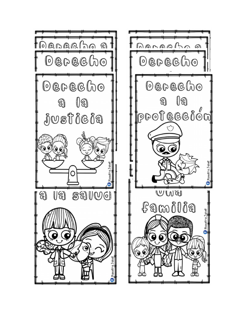 Derechos Del Niño para Colorear | PDF