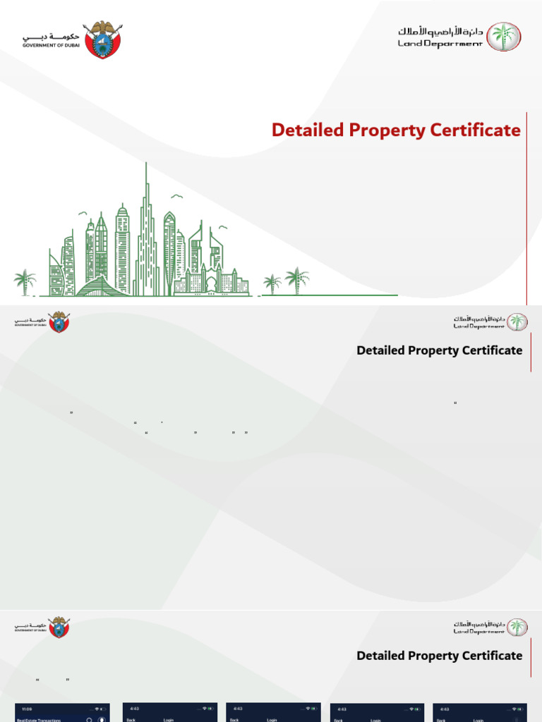 Detailed-Property-Certificate Dubai | PDF