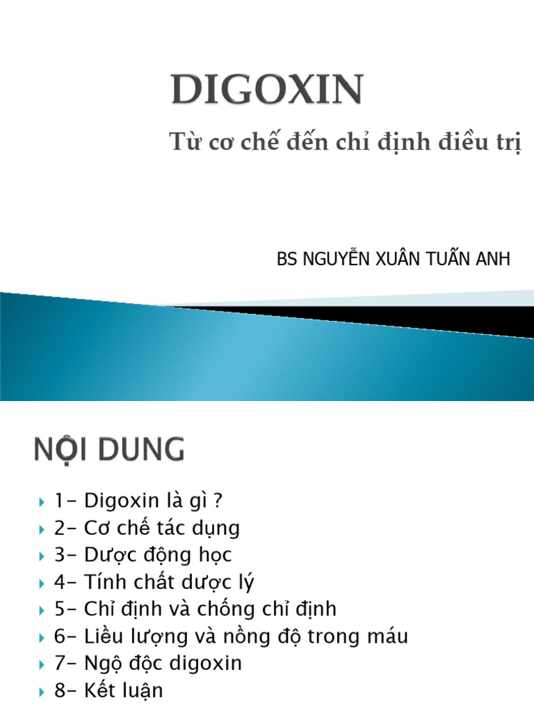 Digoxin | PDF