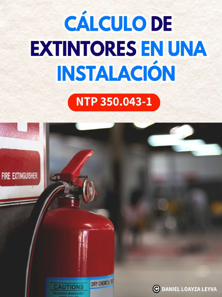 CALCULO DE EXTINTORES | PDF