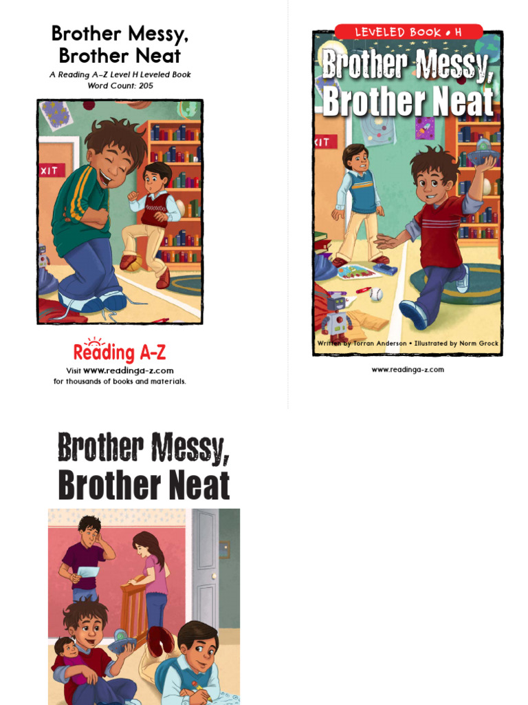 Brother Messy Brother Neat Reader | PDF