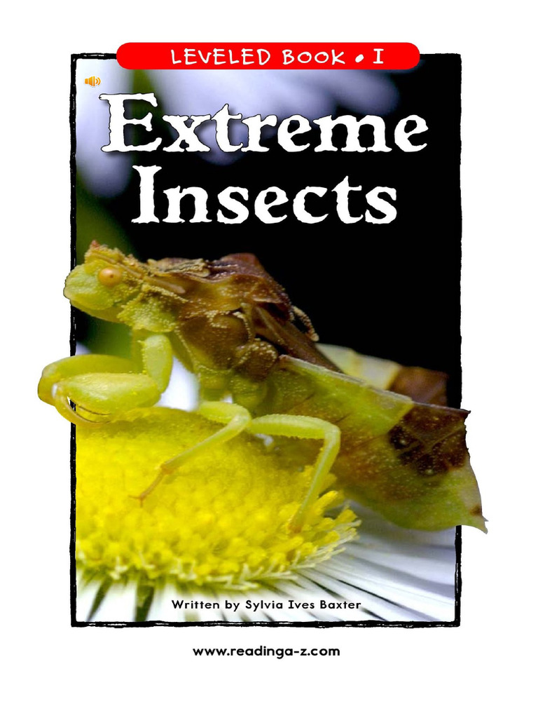 Extreme Insects | PDF