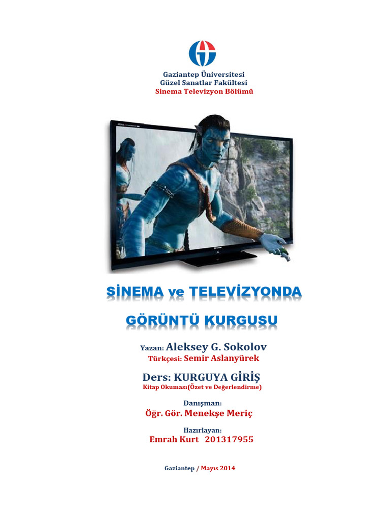 Sinema Ve Televizyonda Goruntu Kurgusu A | PDF