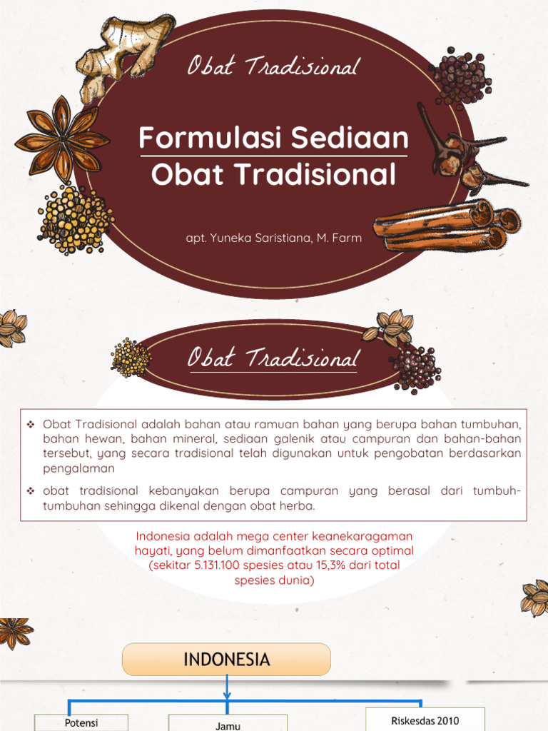 Formulasi Sediaan Obat Tradisional | PDF