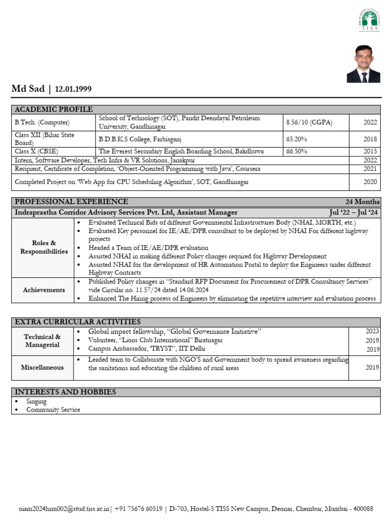 Oiam2024hrm002 - MD Sad | PDF