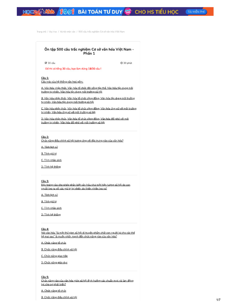 đề 1 csvhvn | PDF