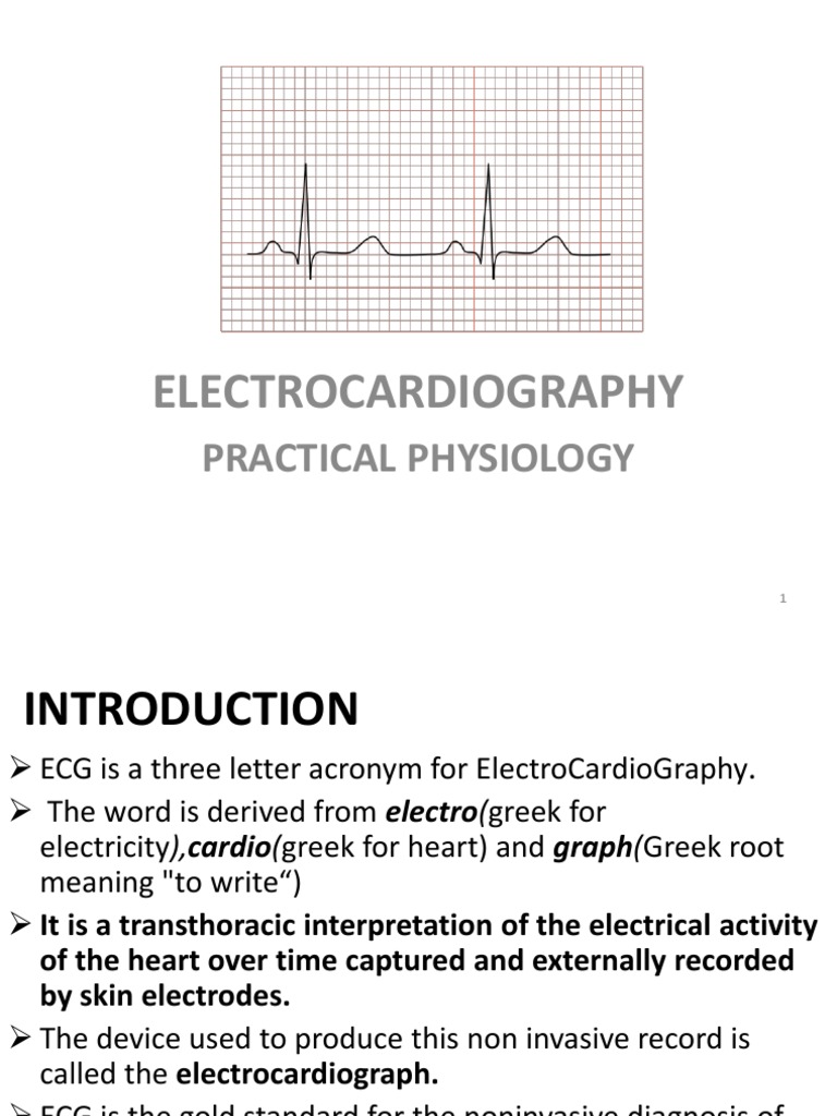 Ecg Presentation | PDF | Electrocardiography | Cardiac Arrhythmia