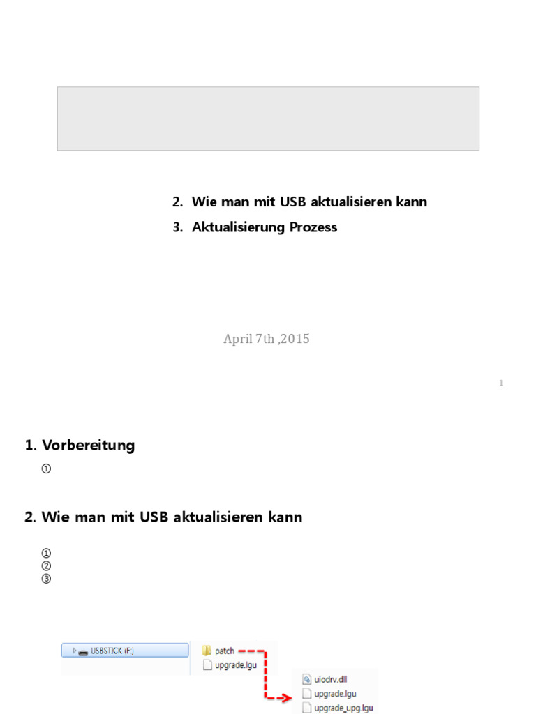 Upgrade Patch Manual - GR | PDF